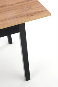 HALMAR GREG jídelní stůl dub votan/černý