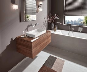 Hansgrohe Vivenis, umyvadlová baterie pod omítku, 2-otvorová instalace, EcoSmart, chromová, 75050000