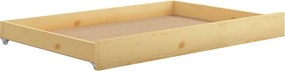 vidaXL Denní postel se zásuvkami 90x200 cm masivní borové dřevo [3083690] Barva: Hnědá