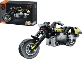 MECHANICAL MASTER Stavebnice Motorka Chopper / 183 dílků / Pullback po