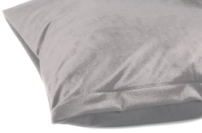 Biante Sametový povlak na polštář Velvet Premium SVP-018 Světle šedý 30 x 50 cm
