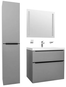 Mereo Mereo, Mailo, koupelnová skříňka 81 cm, černé madlo, Multidecor, CN591SBOPT2