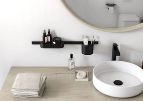 Hansgrohe WallStoris, sada do koupelny, černá matná, HAN-27968670