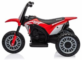 Elektrická motorka Baby Mix Honda CRF 450R červená