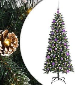 Umělý vánoční stromeček Zelená 150 cm PVC, plast a ocel 3395814