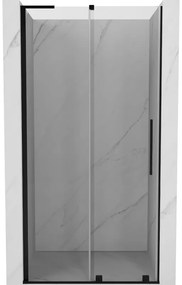 Mexen Velar L sprchové dveře posuvné 120 cm, průhledné, černé - 871-120-003-01-70