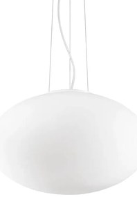 Ideal Lux - Lustr na lanku CANDY 1xE27/42W/230V pr. 50 cm bílá