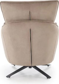 Otočné čalouněné křeslo SCAMPI cappuccino