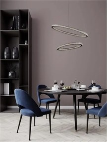 LED lustr Ginevra 60.5 černé