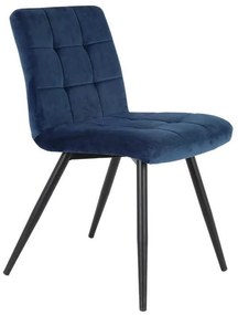 Sametová jídelní židle BLUE