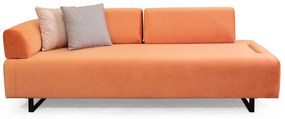 Hanah Home Pohovka INFINITY s postranním stolkem lososová 560ARE1324