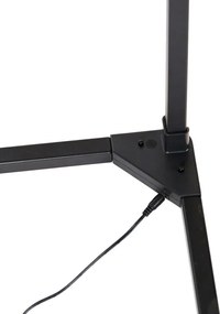 Stojací LED lampa s dálkovým ovládáním Milanno Black