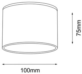 Shilo 7075 - Stropní svítidlo SUWA 1xGX53/15W/230V bílá