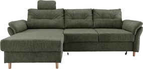 XXXLutz ROHOVÁ SEDAČKA, textil, tmavě zelená Livetastic - Sedací soupravy - 002310012726