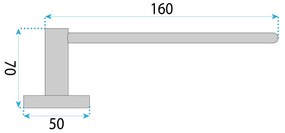 Rea Leo, držák na toaletní papír, chromová, REA-88062