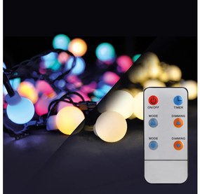 Brilagi | Brilagi - LED RGBW Vánoční venkovní řetěz 100xLED/8 funkcí 15m IP44 + DO | BG0377
