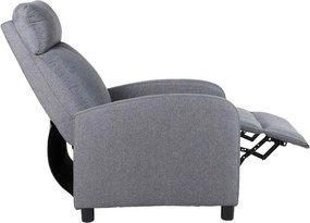 LuxuryForm DESIGN Televizní křeslo RUFO s polohováním - šedé