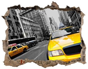 Wallmuralia Foto fotografie díra na zeď Taxi New York 95x64 cm