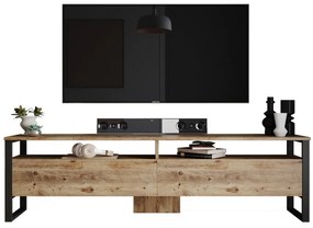 Designový TV stolek Edolie 180 cm borovice