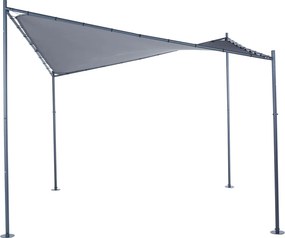 Livarno Home Pavilón »Butterfly«, 3,5 x 3,5 m, antracit.