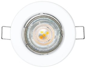 3ks elegantní bílé LED stropní bodovky GU10 2.6W, 2700K