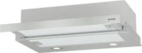 Gorenje TH62E4X nerez / Digestoř / Výsuvná / 60 cm / 450 m3/h / 71 dB