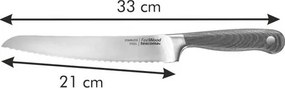 TESCOMA Nůž na chléb FEELWOOD 21 cm
