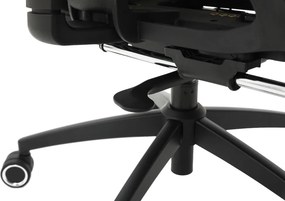 Ergonomická kancelářská židle STORM - tmavě šedá síťovina / nosnost 150 kg