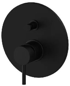 Paffoni Light - Baterie pod omítku s tělesem, pro 2 spotřebiče, černá mat LIG015NO