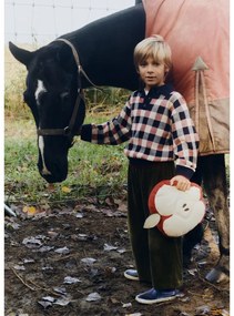 Bavlněný dětský polštářek ø 30 cm Apple – Lorena Canals