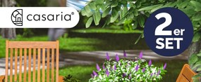 Zahradní židle Sydney sada 2 ks akácie certifikace FSC®