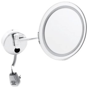 Emco Cosmetic mirrors - LED-holící a kosmetické zrcadlo, chrom 109406003