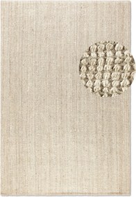 Kusový koberec Bouclé Jute 105973 Ivory White, 190x280, béžová, chodba / predsieň, Hanse Home