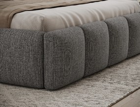 Postel Edvige + Dřevěný rám + plynový výtah + kontejner 160x200
