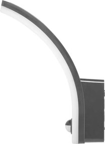 Venkovní svítidlo nástěnné s PIR ORNO FRENIT II AD-OP-6204GLPMR4, IP65, 4000K, 2000lm, šedá