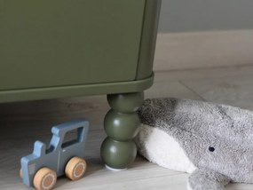 Designová vitrína DOT khaki