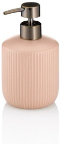KELA Dávkovač mýdla Adele keramika růžová 400 ml KL-23736