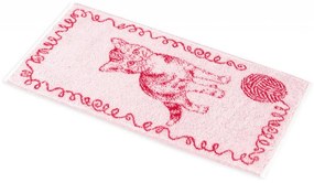 Dětský ručník SV s obrázkem 30x50 Zajíček červený