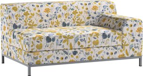 Potah na pohovku IKEA, pravé provevedení Kramfors 2-místná barva žlutá látka pletený vzor, vzorované