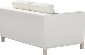 Potah na pohovku IKEA  Karlanda 2-místná, krátký barva šedá látka pletený vzor