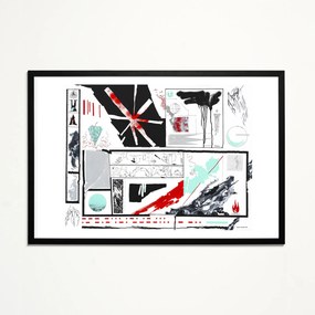 Akrobad | Josef Sedlák Akrobad | Menu Rám: Černý, Velikost: 30 x 40 cm