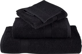 6dílná sada ručníků Premium SOLUND černá 600 g/m² 137565