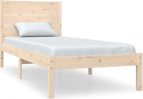 Rám postele masivní dřevo 90 x 190 cm Single 3104118