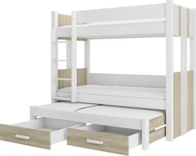 Třílůžková patrová postel ARTEMA 180x80