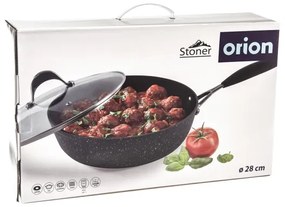 Orion domácí potřeby Pánev STONER s poklicí pr. 28 cm