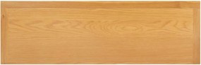 Komoda se zásuvkami 105 x 33,5 x 73 cm masivní dubové dřevo 289196