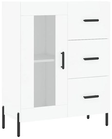 Skříň highboard bílá 69,5 x 34 x 180 cm kompozitní dřevo - Default Title