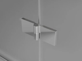 Mexen Mist-H, 1-křídlé sprchové dveře levé 95 cm, čiré sklo, chromový profil, 8A5-095-000-01-00-L