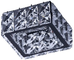 Azzardo | Azzardo AZ4414 - Podhledové svítidlo ESTER 1xGU10/50W/230V hranatý černá | AZ4414