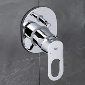 Grohe BauLoop - Vanová baterie pod omítku s tělesem chrom
